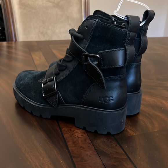 UGG | Shoes | Uggugg Zorrah Waterproof Suede Buckle Straps Booties ...